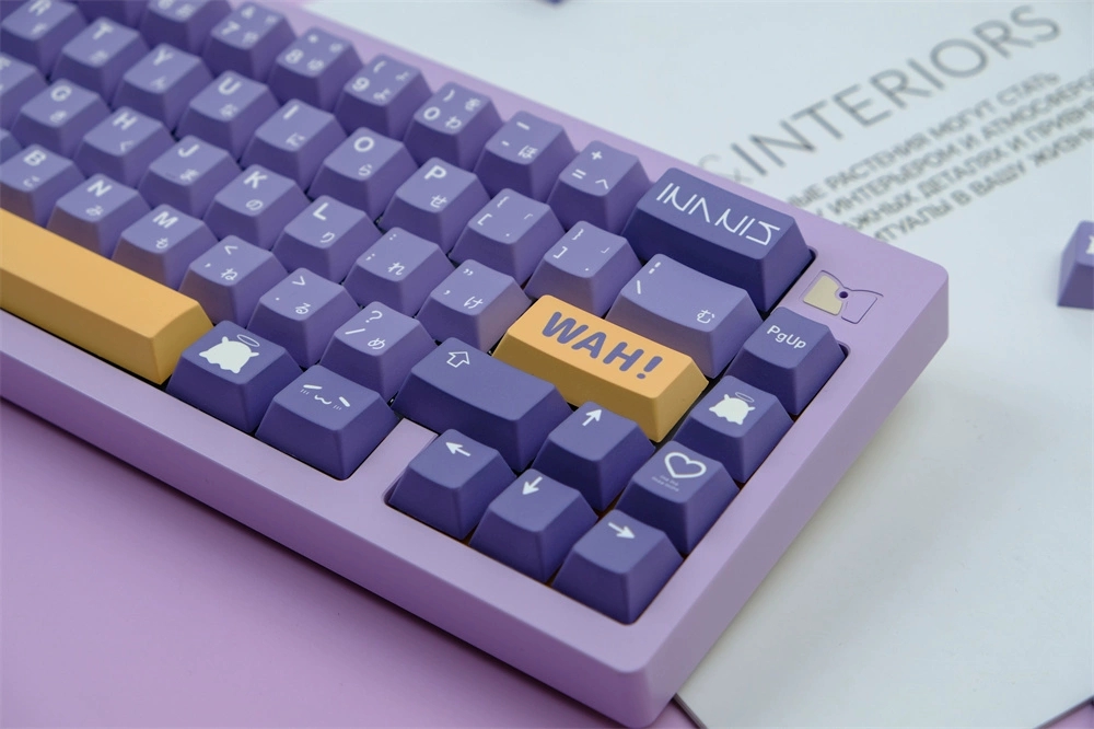 鍵帽開箱：古神祭司 PBT熱昇華 Vtuber Ninomae Ina'nis theme keycaps - fb00371665的創作 ...